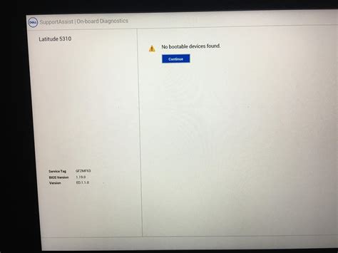 No Bootable Device Found Ubuntu Installation On Dell Latitude 5310