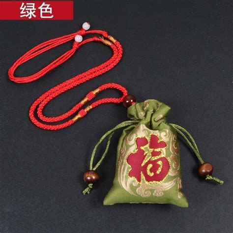 小红袋子布袋锦囊宝挂脖子小锦囊香袋胎发袋荷包袋中国风红布袋虎窝淘