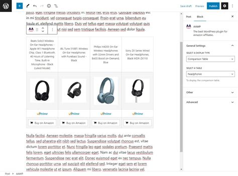 How To Create A Comparison Table In WordPress Page How To Create A Comparison Table In