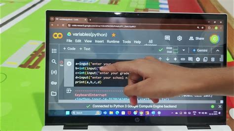 aadhya explaining about user input project in python youtube