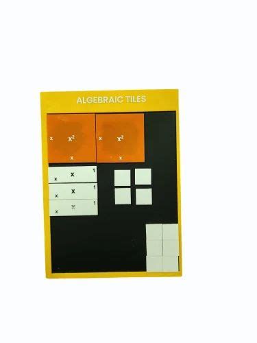 Algebraic Tiles Secondary Maths Lab Kit At ₹ 1800 Piece In Ernakulam Id 2854248620073
