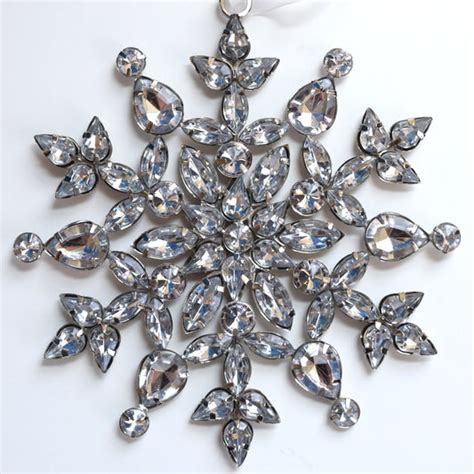 Jeweled Snowflake Ornaments Ts Décor And More