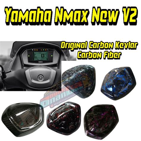Nmax New V2 Carbon Kevlar Fiber Forged Handlebar Cover Shopee Philippines