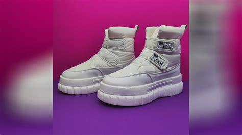 کتونی ساقدار دخترانه طرح افتر اسکی در کرج و گوهردشت بورس کفش و‌کتانی