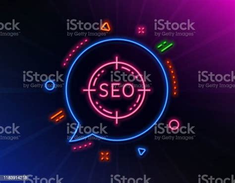 Seo 대상 선 아이콘입니다 검색 엔진 최적화 기호입니다 벡터 0명에 대한 스톡 벡터 아트 및 기타 이미지 0명 고급