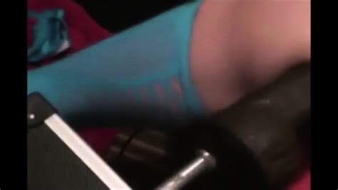 Huge Black Dildo Fucking Machine Jayda Diamonde