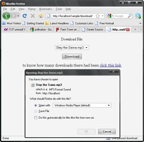 Download File With Counter Using Php Header Sourcecodester