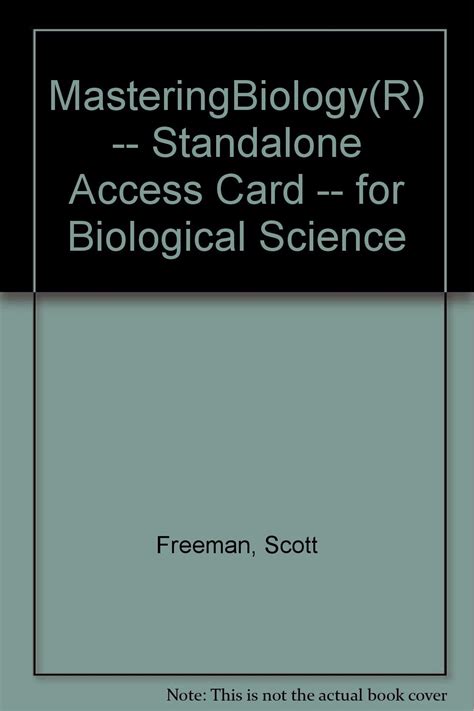 Masteringbiologyr Standalone Access Card For