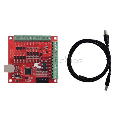 Cnc Usb Mach3 100khz Breakout Board 4 Axis Interface Ubuy India