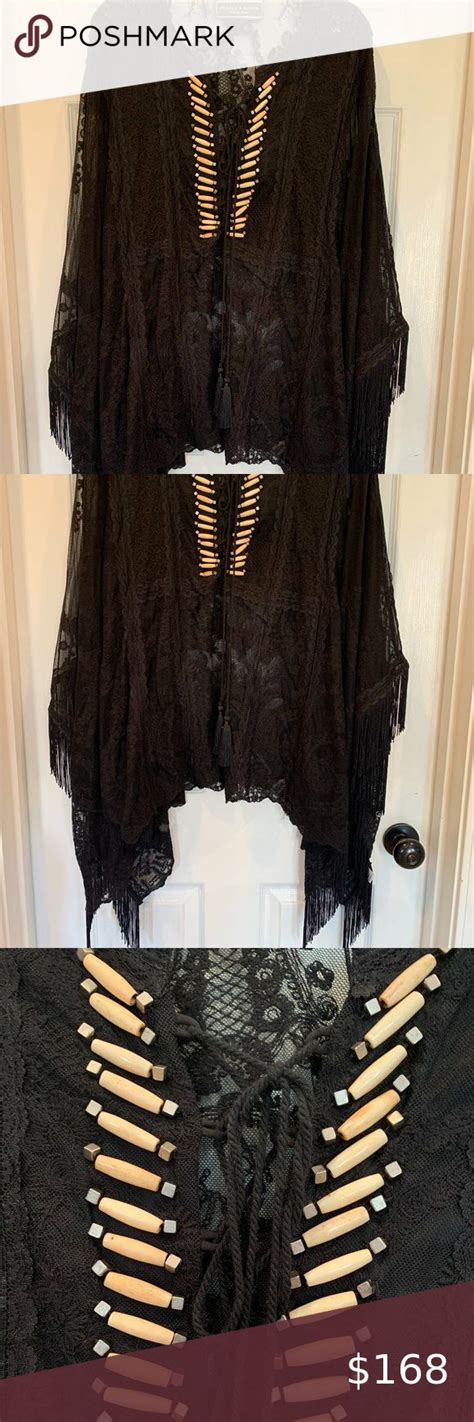 Double D Ranch Lace Poncho Lxl