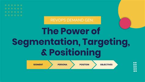 Revops Demand Gen The Power Of Segmentation Targeting And Positioning
