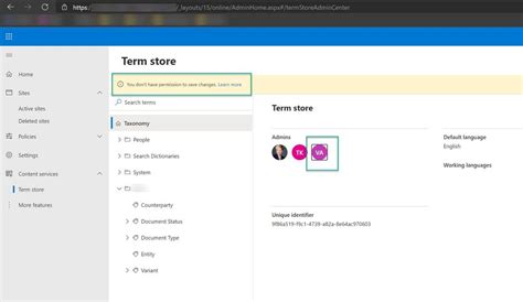 How Does A Sharepoint Term Store Admin Access The Term Store
