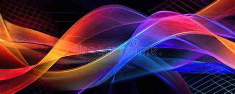 dynamic background with intersecting lines and shapes in vibrant colors