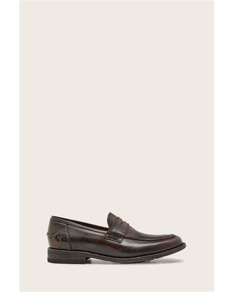 Frye Tyler Penny In White For Men Lyst