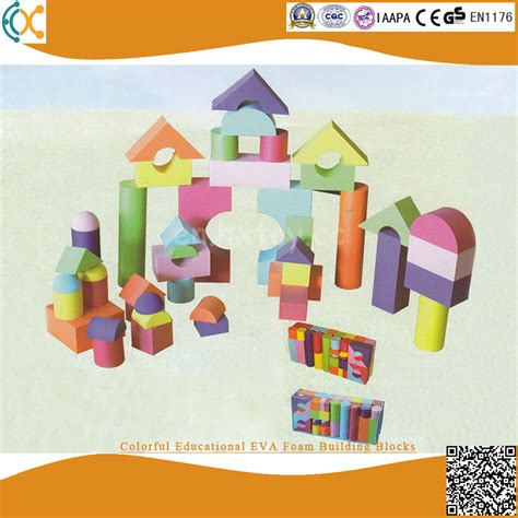 Colorful Educational EVA Foam Building Blocks EVA Building Blocks And