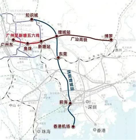 上联知识城，下通香港九龙！深莞增城际增城段规划招标了 知乎