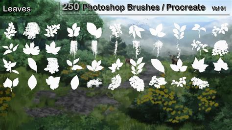250 Photoshop Brushes Procreate Flippednormals