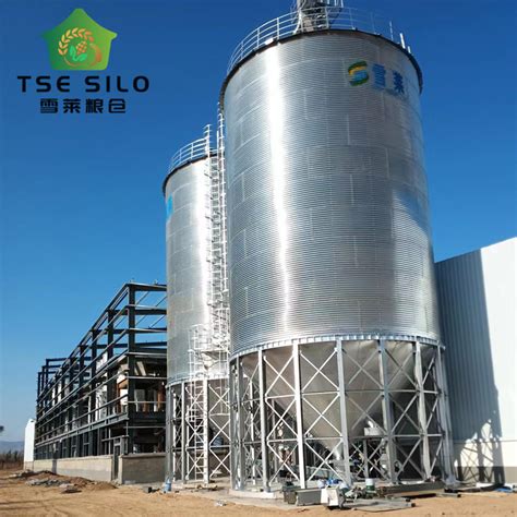 Galvanized Steel Wheat Maize Silo Grain Storage Assembly Silos For Sale