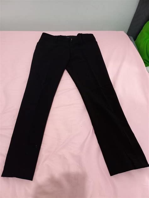 Formal Black Pants Fesyen Wanita Pakaian Wanita Bawahan Di Carousell