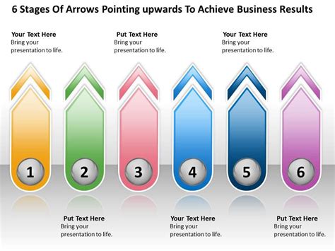 Business Process Diagrams Arrows Pointing Upwards To Achieve Results