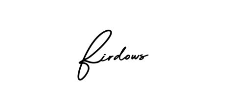 90+ Firdows Name Signature Style Ideas | New Autograph