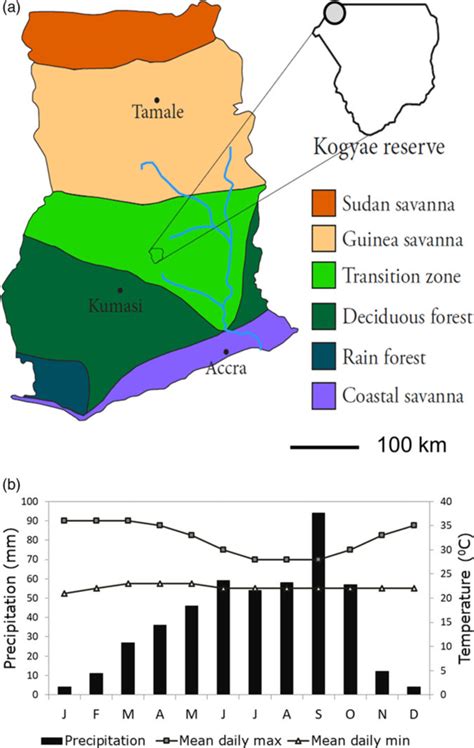 Ghana Precipitation Map