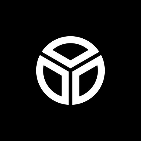 Ooo Letter Logo Design On Black Background Ooo Creative Initials