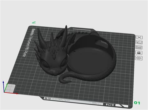 Dragon Alexa Echo Dot Holder By Stanley Makerworld