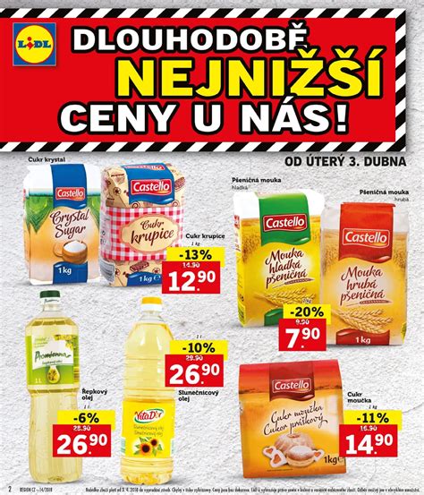 Objevte akční slevy v Lidlu od 3 4