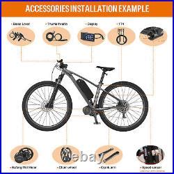 Electric Bike BAFANG BBS02B 48V 750W Mid Drive Motor Conversion Kit 500C Display Electric