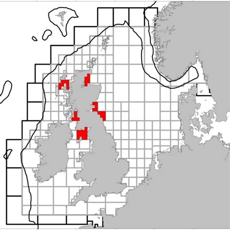 Outlines Of The 6 Individual Model Cells For Which Ersem Model Results