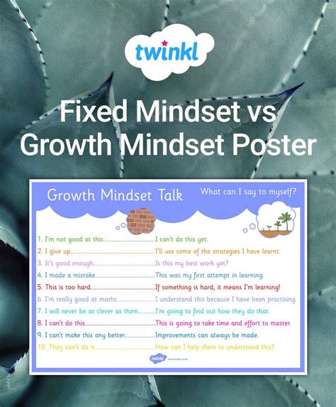 A Growth Mindset Is Important For Development So Teaching Your
