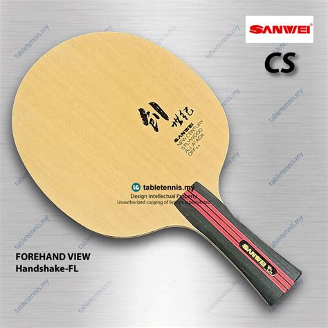 Sanwei Blade CS FL All Wood Table Tennis Blade Bat Paddle Racket Ping