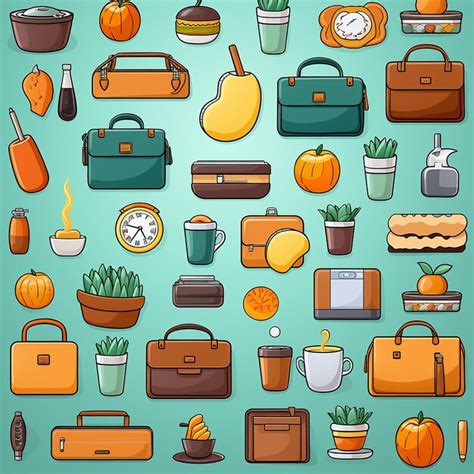 Premium Photo Super Cute Repeat Pattern Flat Cartoon Illustration