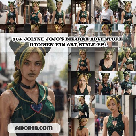 30 Jolyne Jojos Bizarre Adventure Otoisen Fan Art Style Ep1 Aidorer