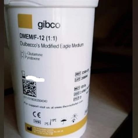 قیمت و خرید پودر محیط کشت Dmem F12 Powder 10l Gibco گیبکو کد 32500035