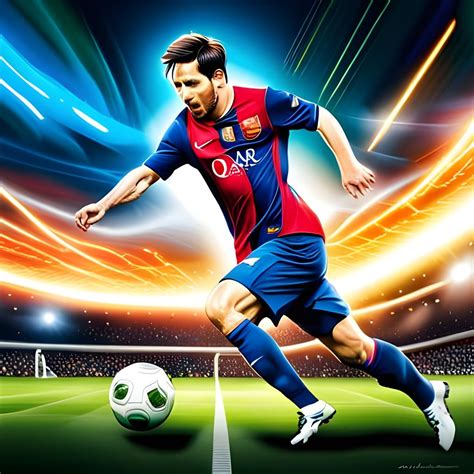 Lionel Messi Ai Generated Artwork Nightcafe Creator