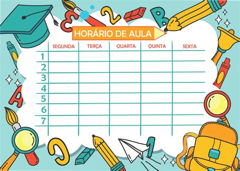 Total 105 Imagem Modelo De Horario Escolar Br Thptnga Vrogue Co