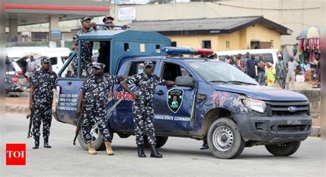 Nigerian Police Fire Tear Gas And Detain Several Protesters Times Of