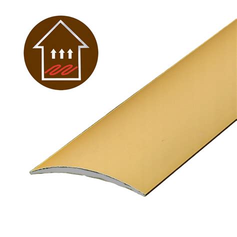 Listwa SAMOPRZYLEPNA Progowa Aluminiowa ZŁOTA mm x cm Listwa Samoprzylepna mm DP s