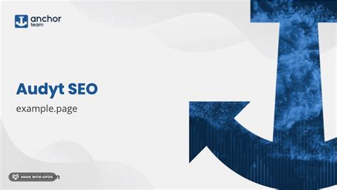 SEO Audit SEO Website Audit Anchor Team