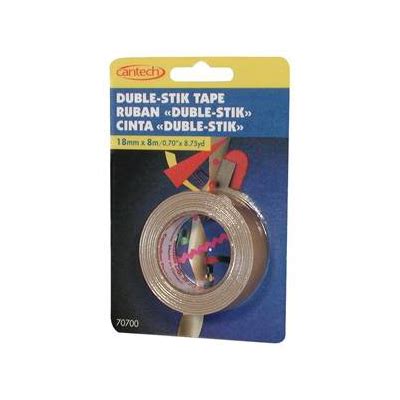 Ruban double face Cantech 18 mm x 8 m Transparent unité