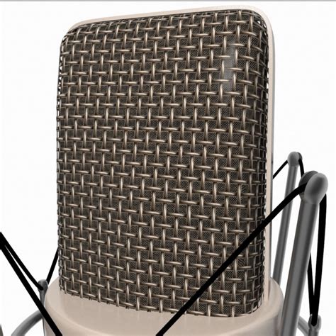 빈티지 장착 마이크 3d 모델 29 Max 3ds Fbx Obj Free3d