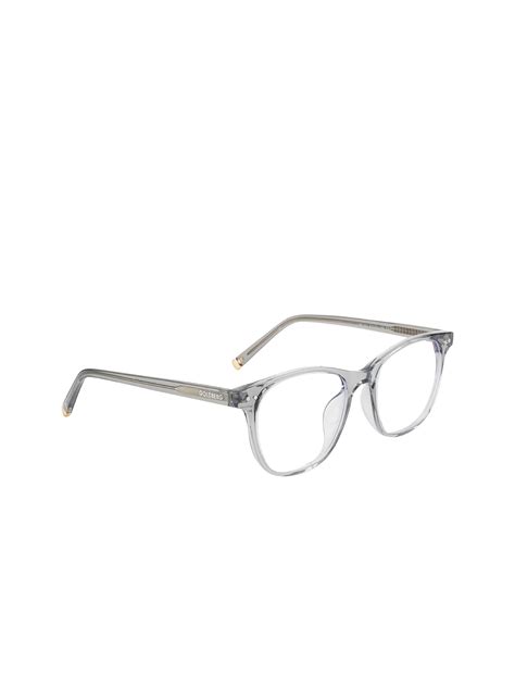 Buy Gold Berg Unisex Grey Full Rim Square Frames Eyeglasses Frames