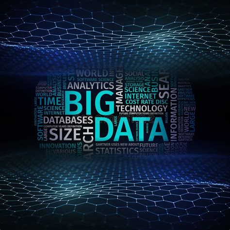Big Data Visualization Background 3d Big Data Connection Background