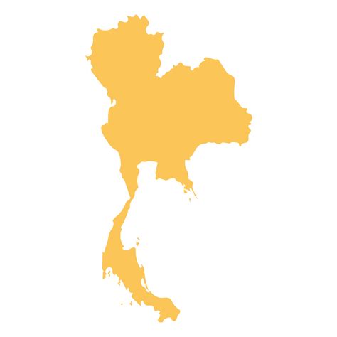 Thailand Map Country Vector Art At Vecteezy
