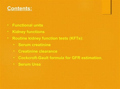 Organ Function Tests