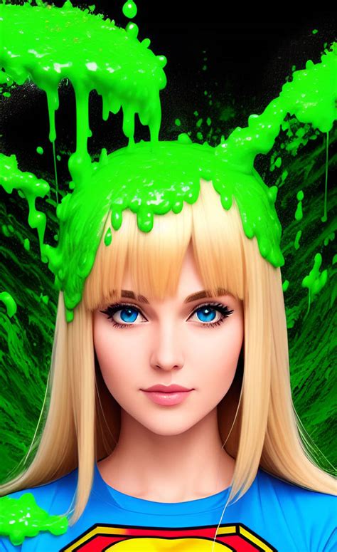 Supergirl Gets Slimed Round 2 3 By Theslimer On Deviantart