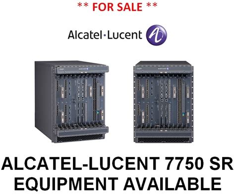 Alcatel Lucent 7750 Sr Equipment Available Telecomcauliffe