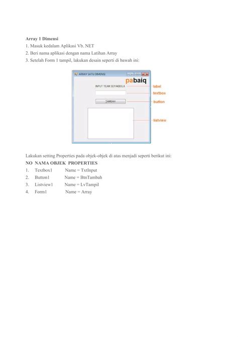 fungsi array pada vb docx